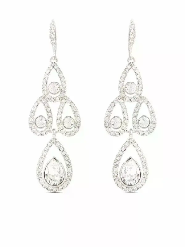 Givenchy 2000s Crystal-embellished Dangle Earrings