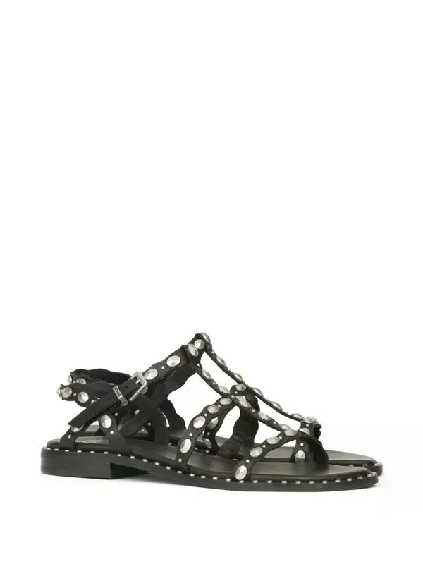 Ash Plus Stud-embellished Flat Sandals