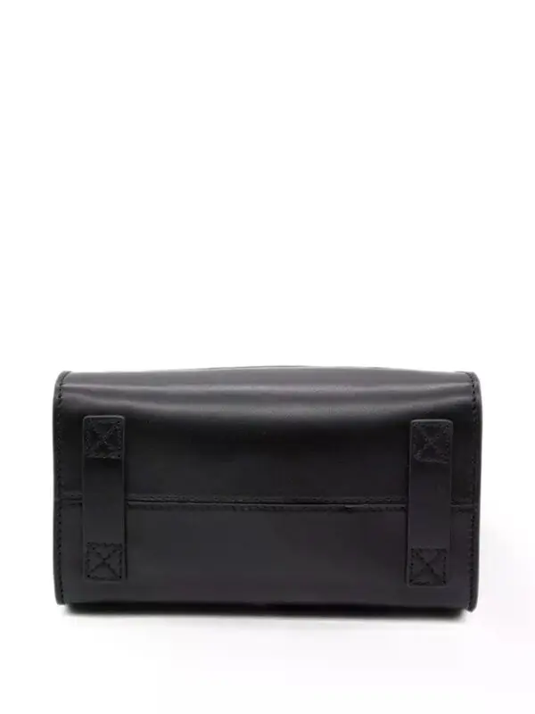 Moschino Tie Me Embossed Calf Leather Mini Tote Bag
