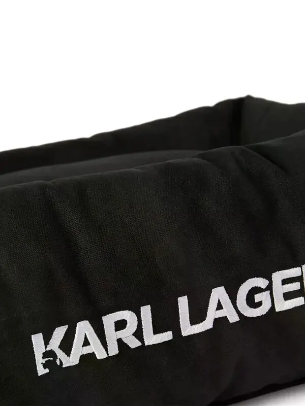 Karl Lagerfeld Logo-embroidered Pet Bed