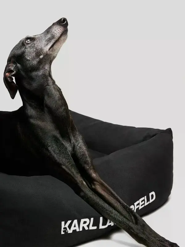 Karl Lagerfeld Logo-embroidered Pet Bed