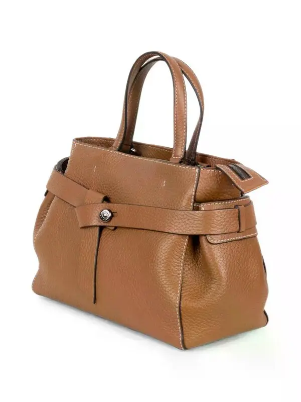 GIANNI CHIARINI Miranda Grained Leather Tote Bag