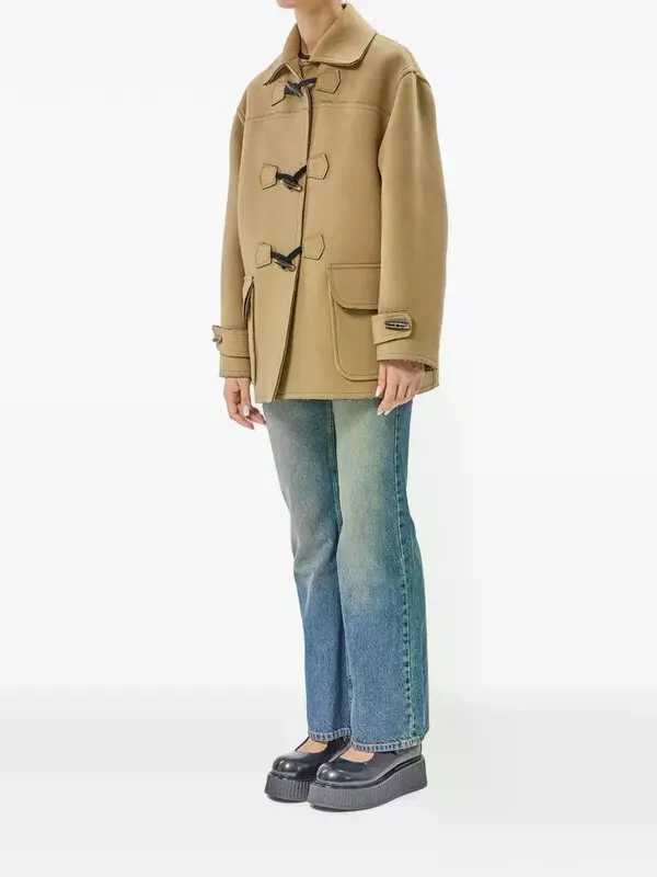 Moschino Toggle-fastening Notch-lapel Coat