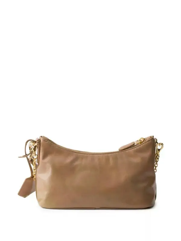 Prada Leather Shoulder Bag - Neutrals