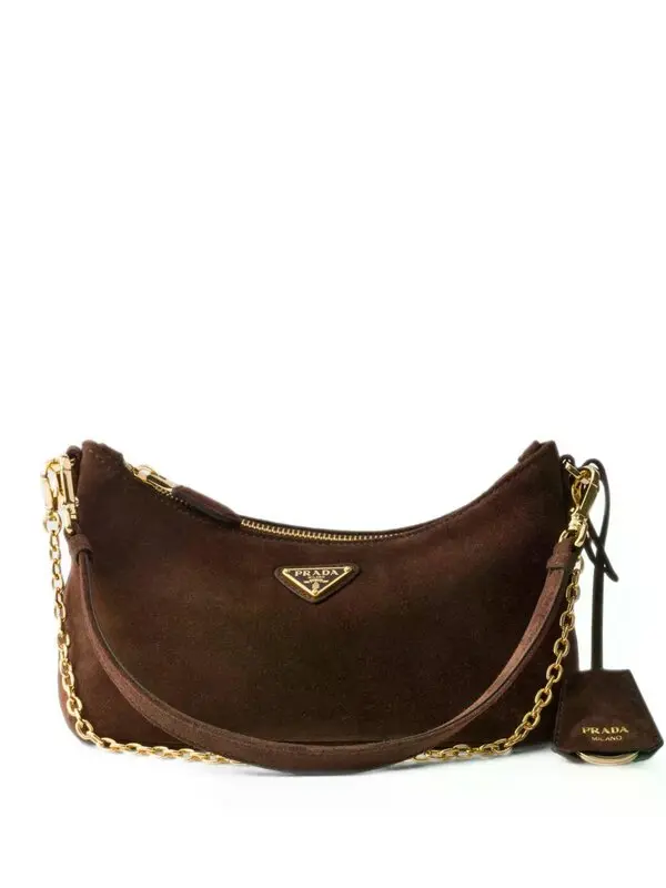 Prada Suede Shoulder Bag
