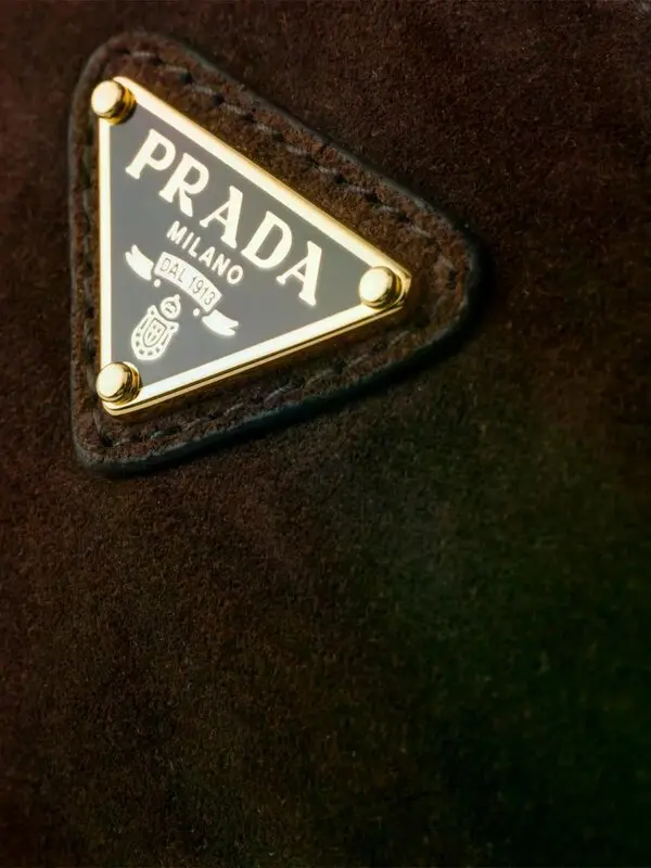Prada Suede Shoulder Bag