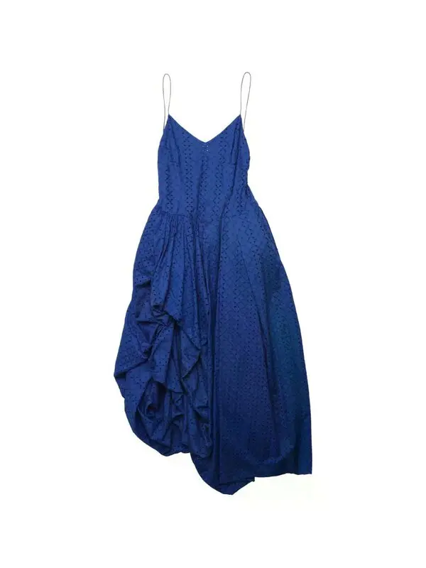 PAULINE DUJANCOURT Broderie-anglaise Asymmetric Dress