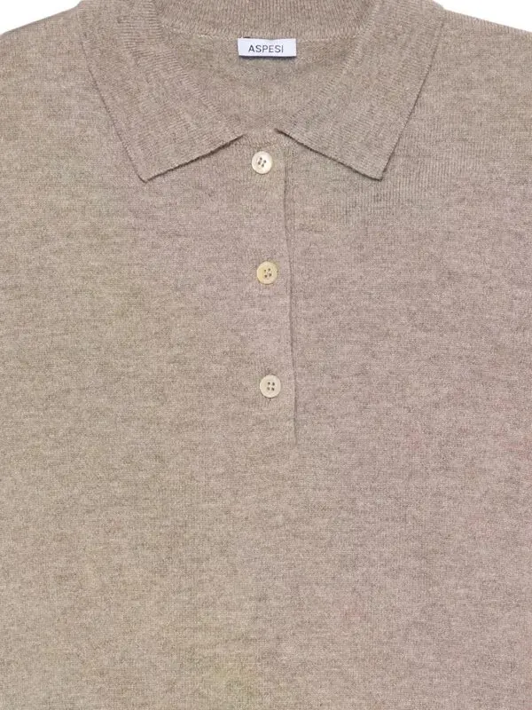 Aspesi Wool Polo Top