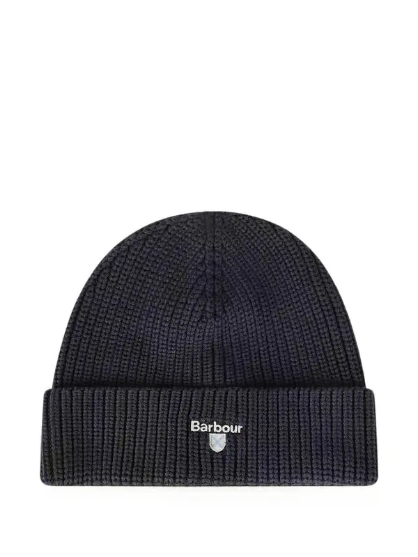 Barbour Ribbed-knit Beanie Hat