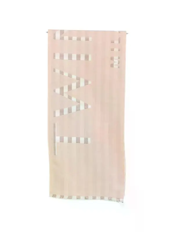 TWINSET Logo-print Fringed Scarf