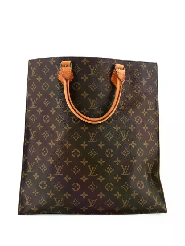 LOUIS VUITTON Vintage Sac Plat Bag Monogram Canvas Tote Bag