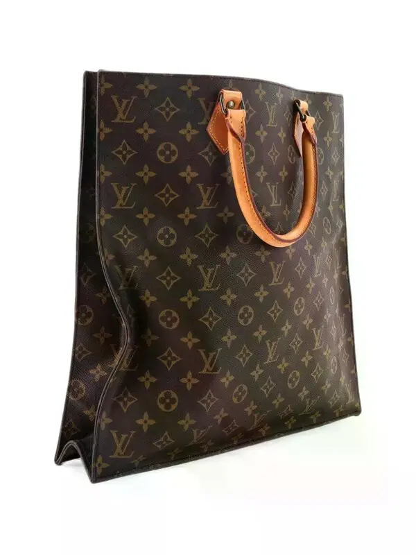 LOUIS VUITTON Vintage Sac Plat Bag Monogram Canvas Tote Bag