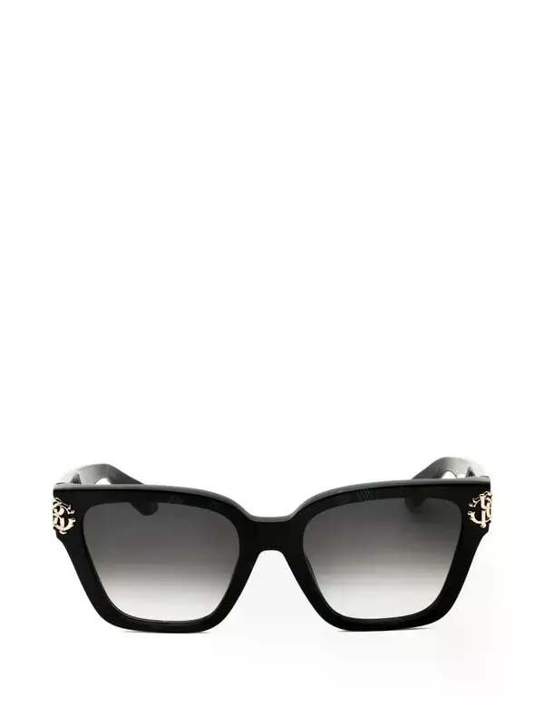 Roberto Cavalli Logo-plaque Rectangle-frame Sunglasses