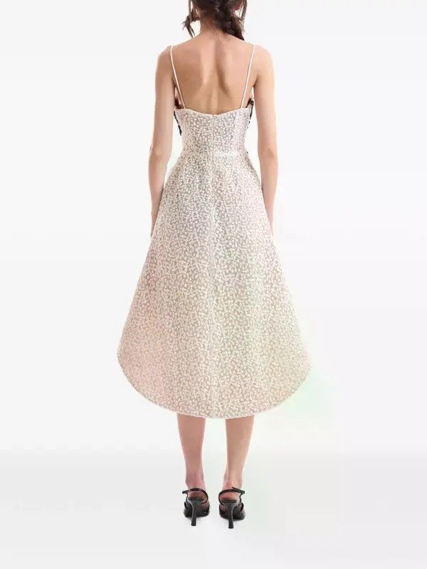 GEMY MAALOUF Floral-lace High-low Dress