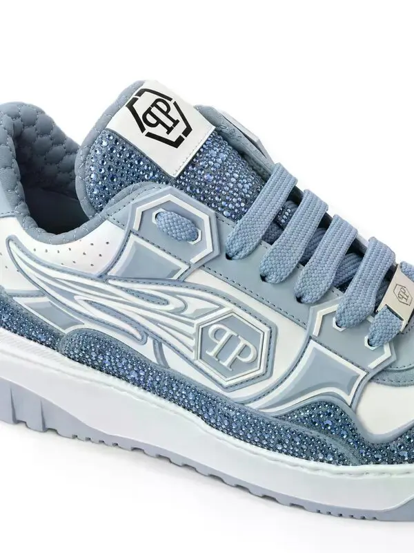 Philipp Plein Strass Hexagon Sneakers