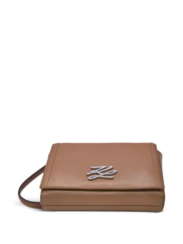 Karl Lagerfeld Small K/autograph Leather Cross Body Bag