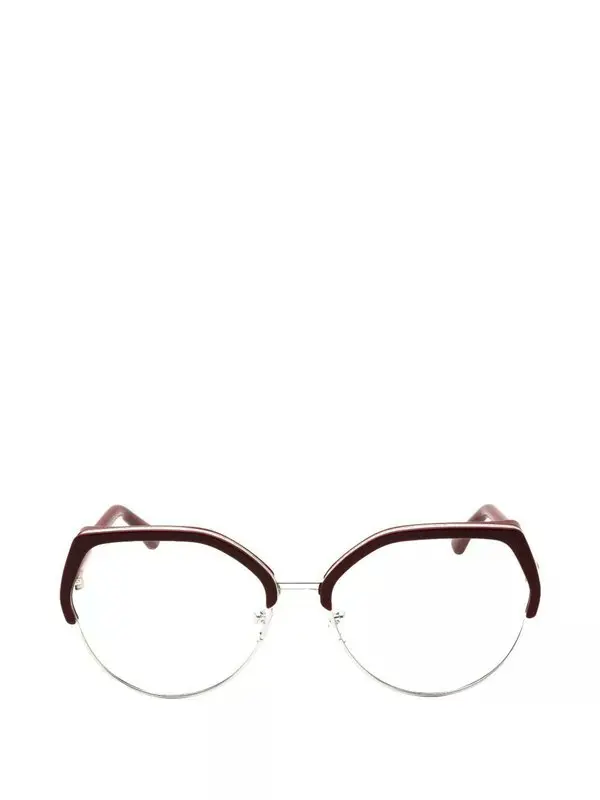 Guess Geometric-frame Glasses - Red