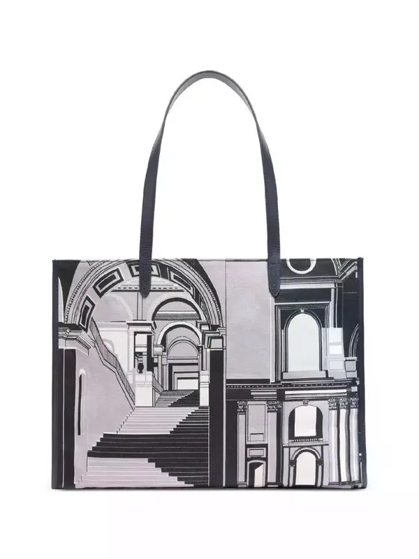 INOUI EDITIONS Architectural-print Tote Bag