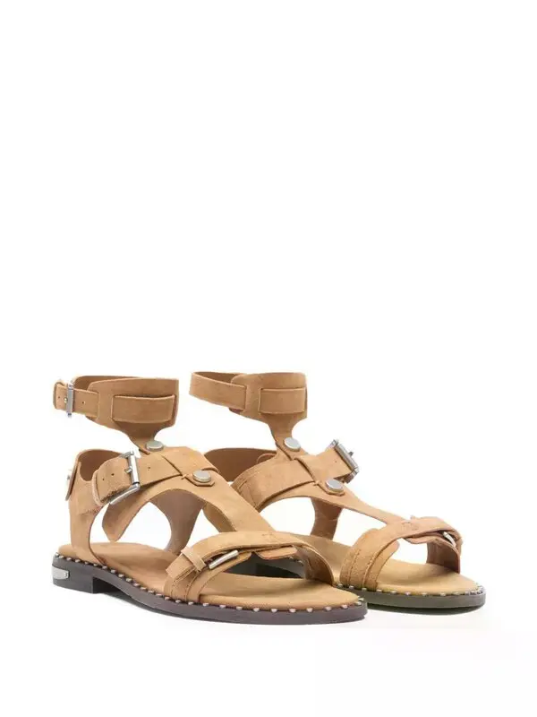 Ash Pia Buckle-strap Flat Sandals
