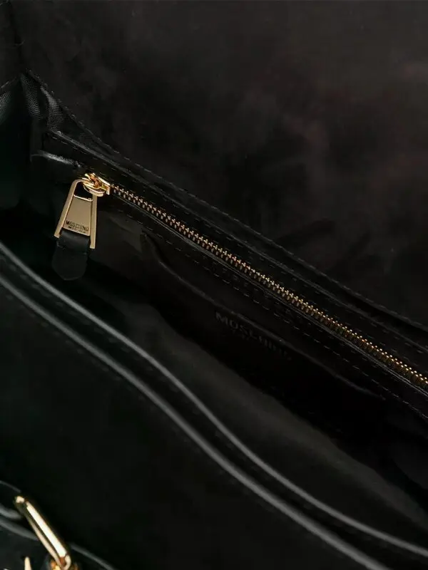 Moschino Tie Me Buckled Shoulder Bag