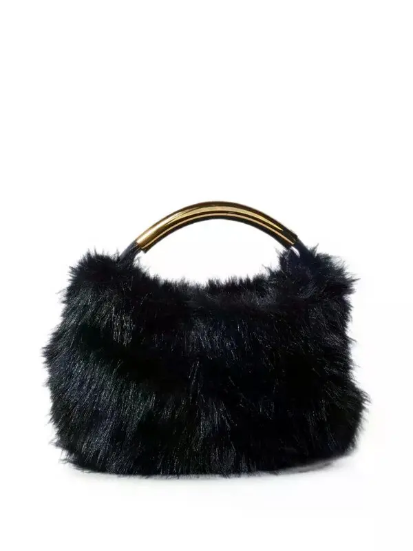 Moschino Handle Me Faux-fur Crossbody Bag