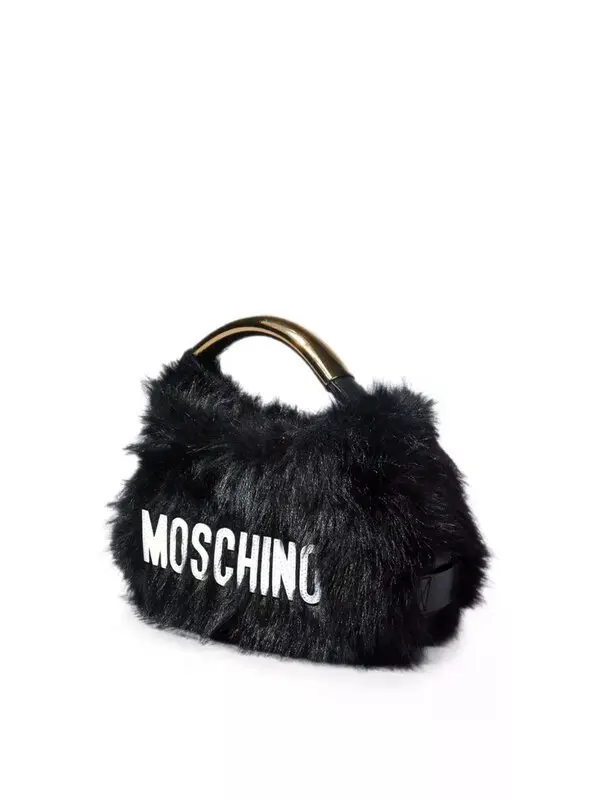 Moschino Handle Me Faux-fur Crossbody Bag