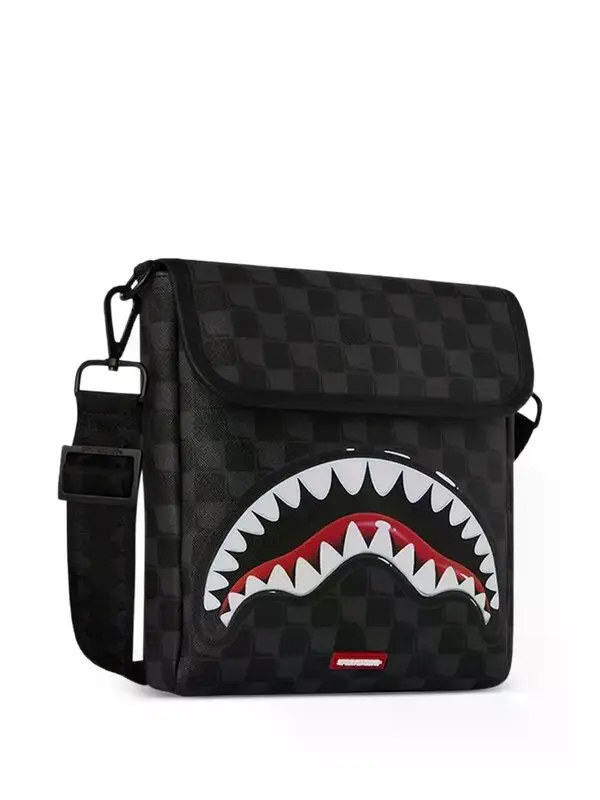 SPRAYGROUND Sharks In Paris Check Messenger Bag