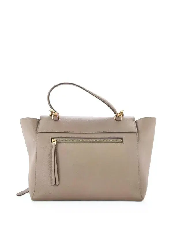 Celine Belt Bag Textured Leather Mini Shoulder Bag - Neutrals