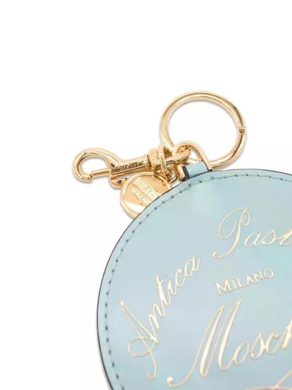 Moschino Antica Pasticceria Leather Keyring
