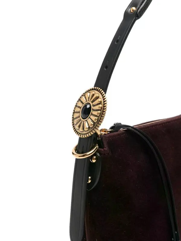 Etro Suede Shoulder Bag - Red