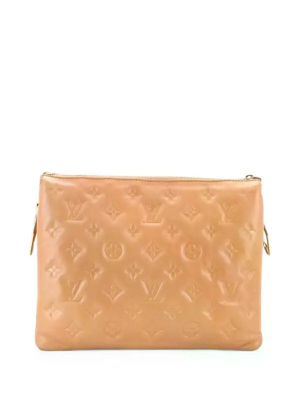 LOUIS VUITTON Coussin Bag Monogram Embossed Lambskin Pm Crossbody Bag