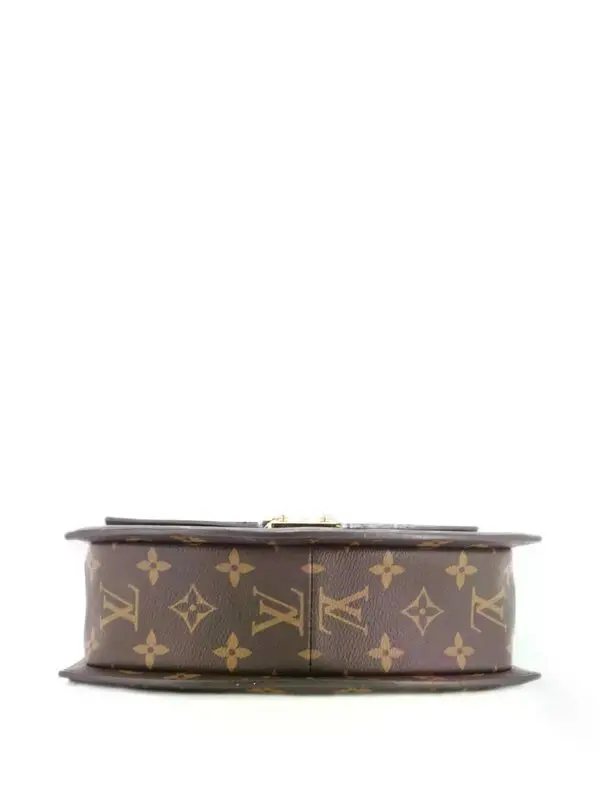 LOUIS VUITTON Tilsitt Top Handle Bag Reverse Monogram Canvas Crossbody Bag
