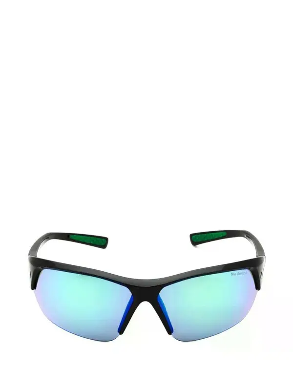 Nike Shield Geometric-frame Sunglasses - Black