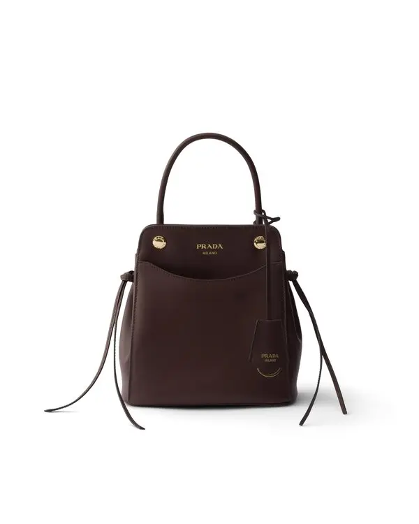 Prada Carry Leather Mini Handbag