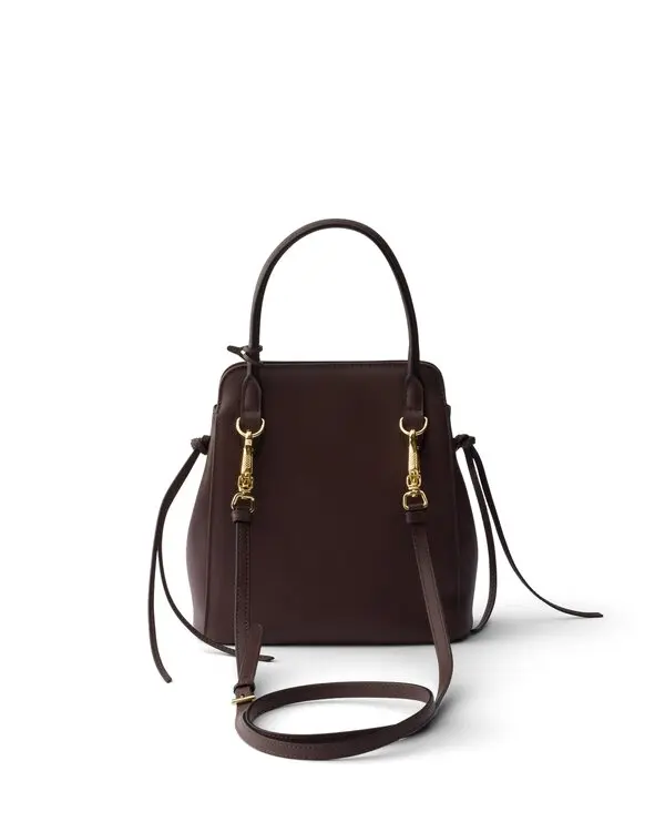Prada Carry Leather Mini Handbag