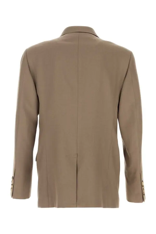 Valentino Garavani Cappuccino Wool Blazer - Brown