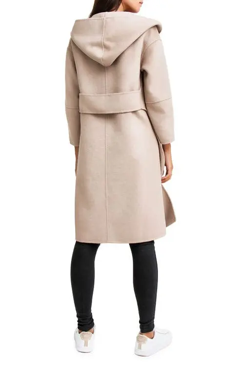 BELLE & BLOOM Walk This Way Wool Blend Oversized Coat