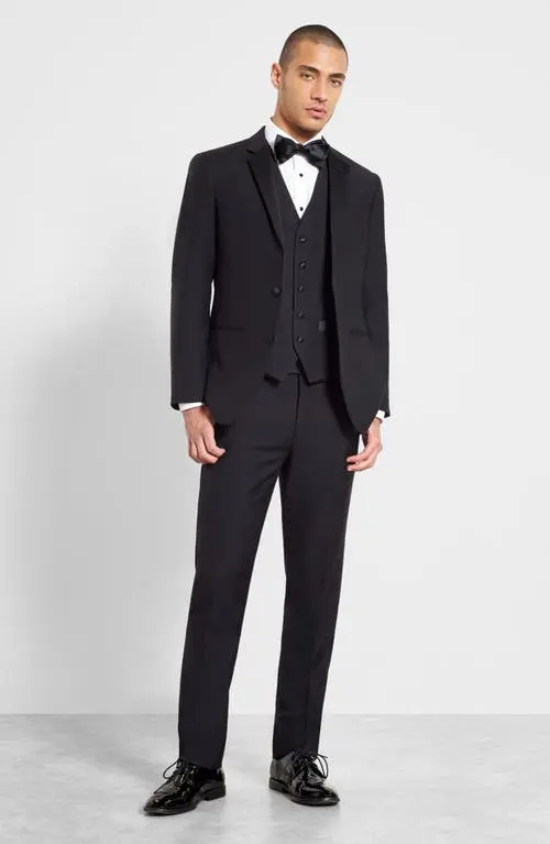 THE BLACK TUX Tuxedo Vest - Black