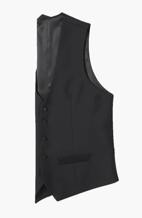 THE BLACK TUX Tuxedo Vest - Black