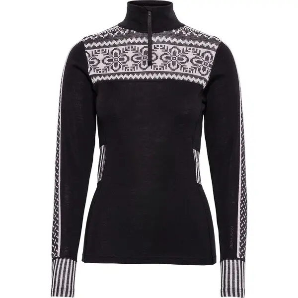 Kari Traa Ines 1/2-zip Baselayer Top - Black