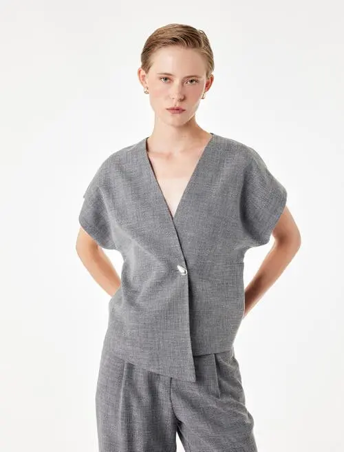 Koton V Neck Vest