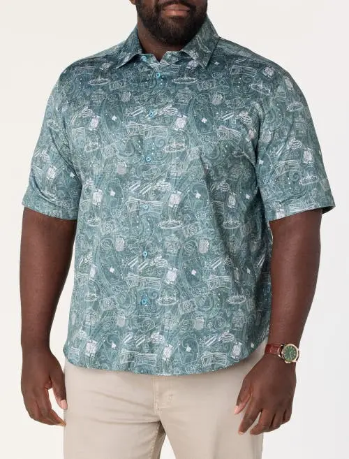 ROBERT GRAHAM BY DXL Big & Tall The Vault Sport Shirt