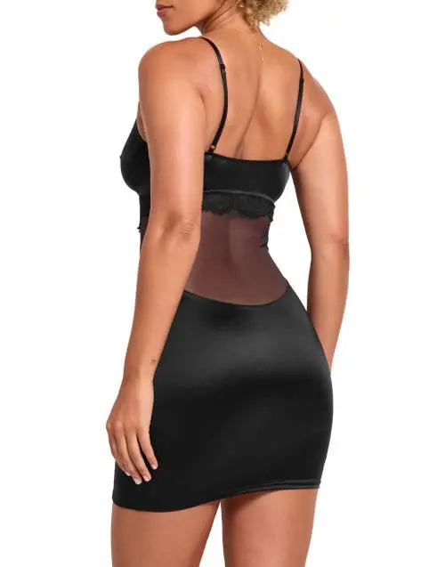 ADORE ME Elvira Slip Lingerie - Black