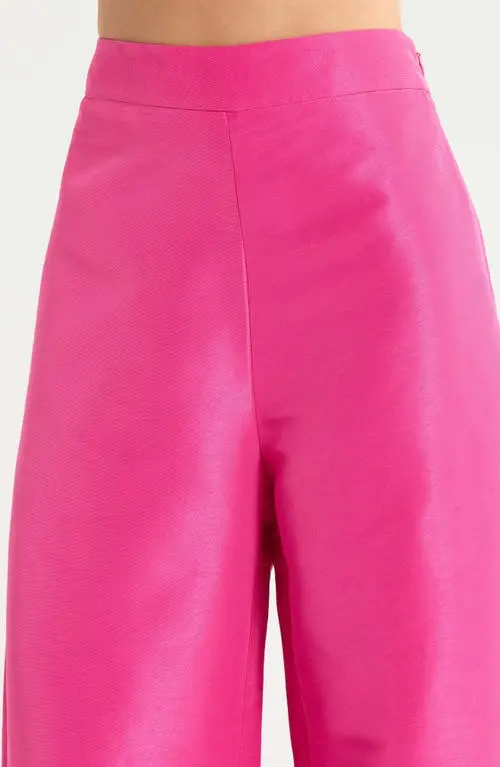 SUGARLIPS Hestia Wide Leg Pants - Fuchsia