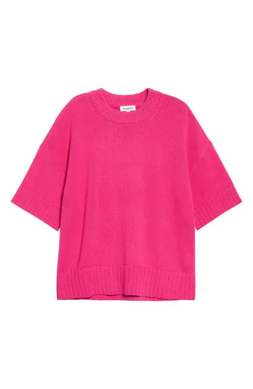 SUGARLIPS Novah Drop Shoulder Sweater - Fuchsia