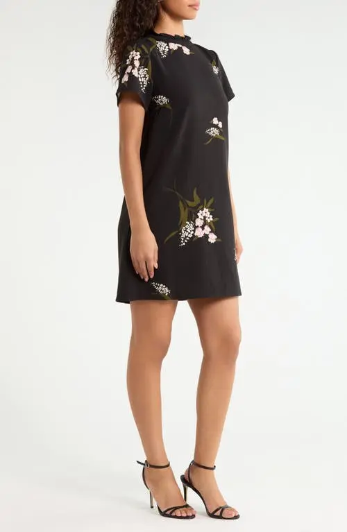 SUGARLIPS Rickie Floral Print Shift Minidress