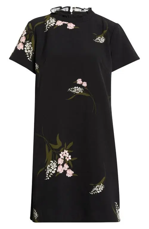 SUGARLIPS Rickie Floral Print Shift Minidress