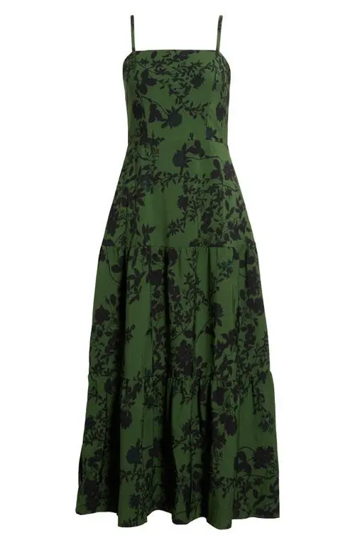 SUGARLIPS Tindrie Floral Alvis Tiered Maxi Dress