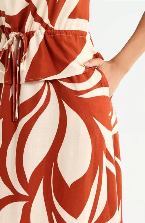 SUGARLIPS Astra Ruffle Maxi Dress