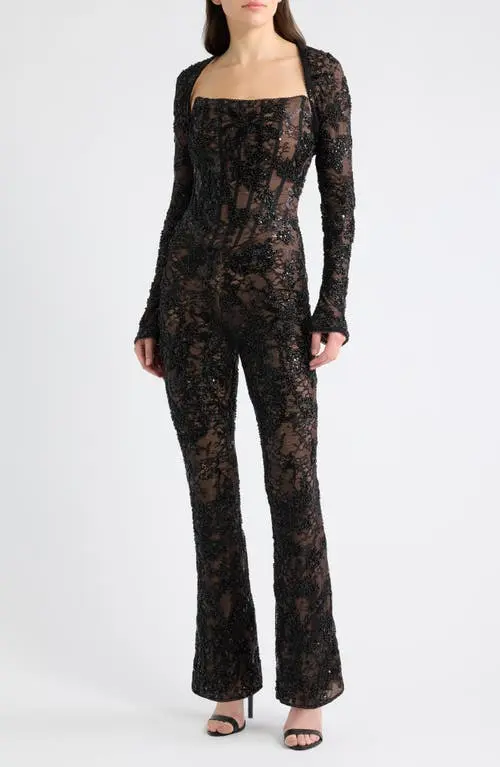 House Of Cb Anastasia Strapless Jumpsuit & Bolero